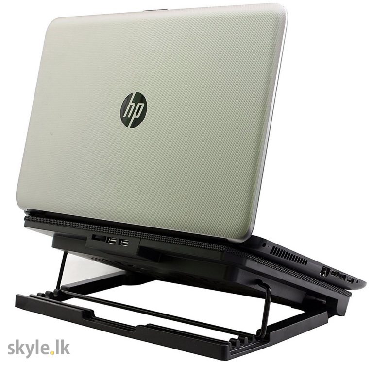 A2 Dual Fan Adjustable Laptop Notebook Cooling Pad 15″ – 17″ – Skyle.lk